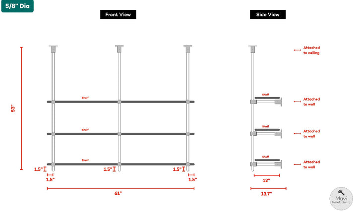 Solid Brass Shelf Fittings - Customizable Furniture Connectors – Brassshelf