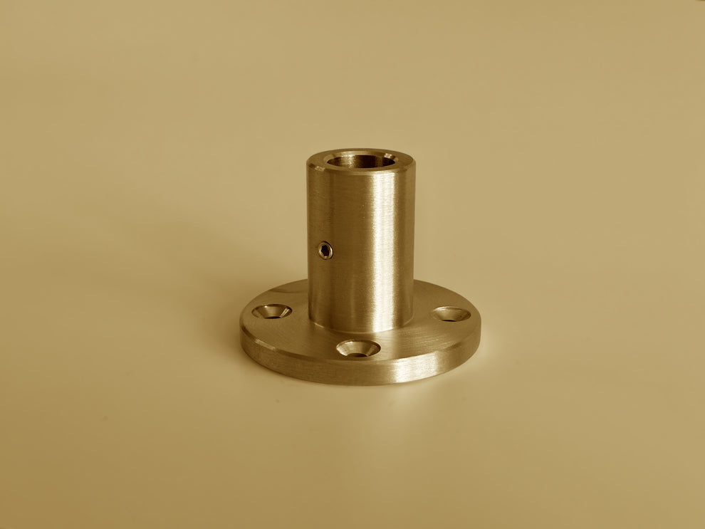 Brass Flange Mount | Type E | Wall & Ceiling | BrassShelf – Brassshelf