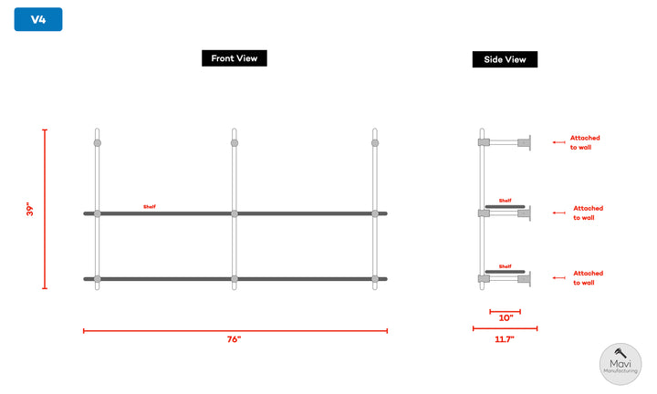 Solid Brass Shelf Fittings - Customizable Furniture Connectors – Brassshelf