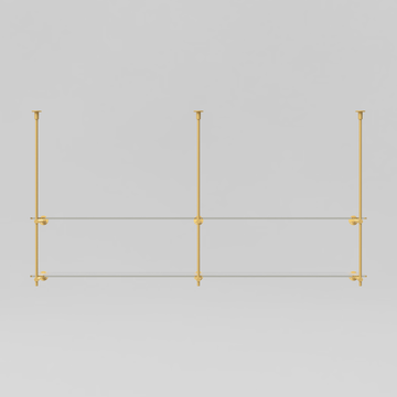 Ceiling & Wall-Mounted Brass Shelving | Elegant Customizable Storage ...
