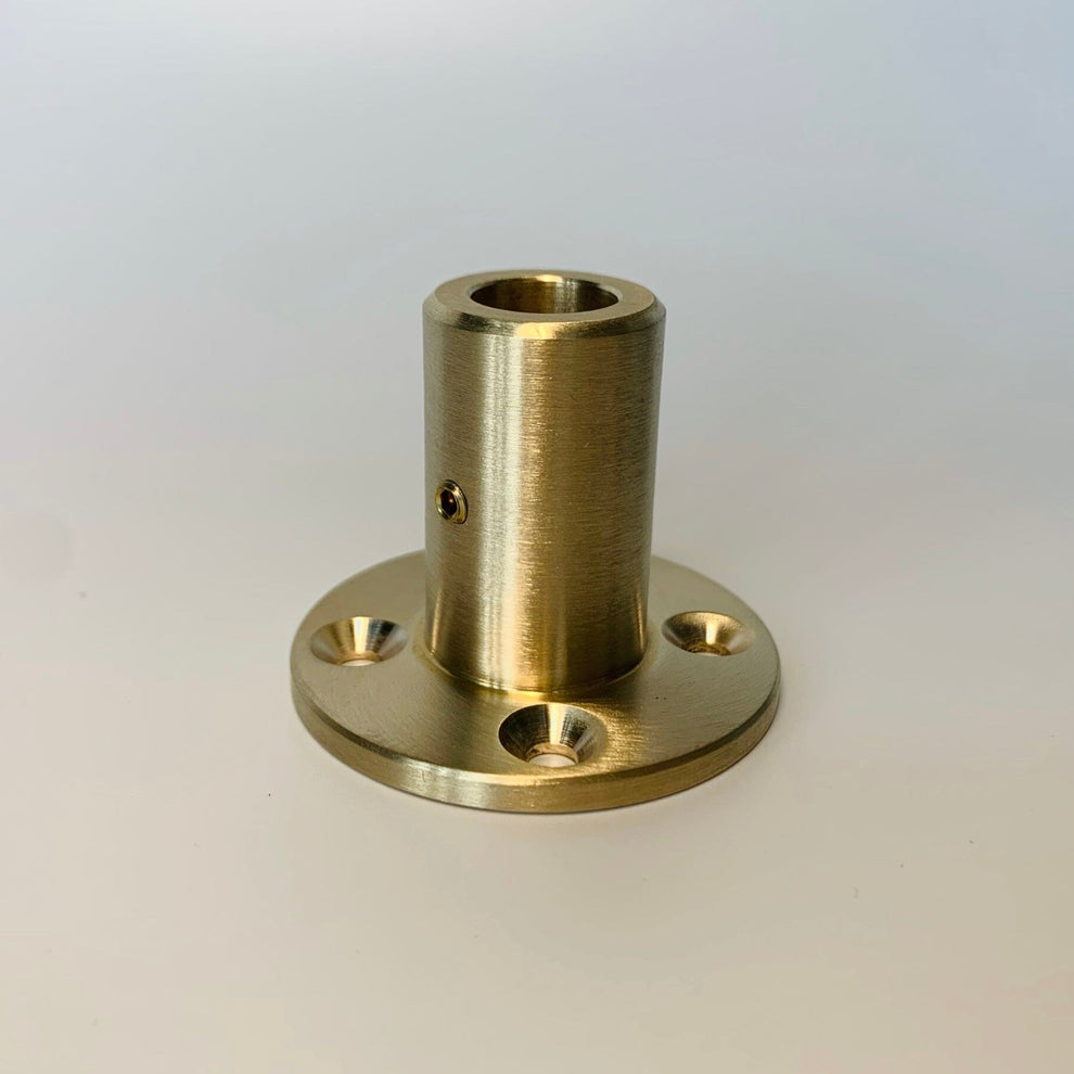 Brass Flange Mount | Type E | Wall & Ceiling | BrassShelf – Brassshelf